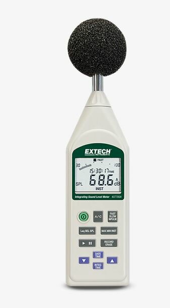 Extech 407780A - Integrerende geluidsniveaumeter met USB-poort ...